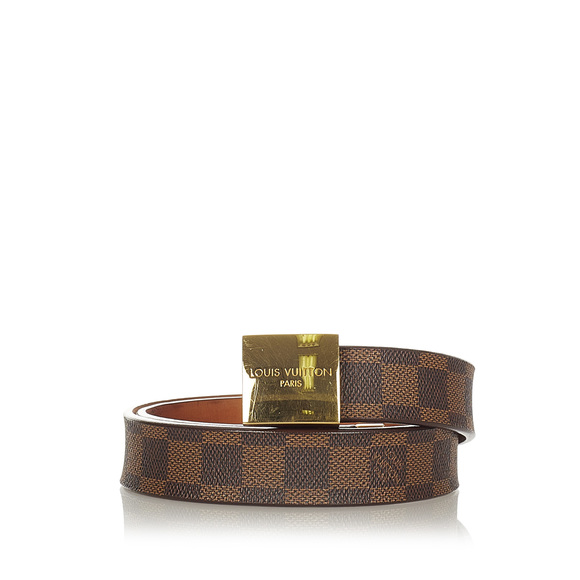 Louis Vuitton | Accessories | Louis Vuitton Damier Ebene San Tulle Belt ...